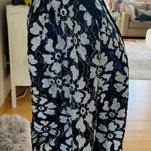 Lush | Tops | Lush Lace Black White Gorgeous Top Size S | Poshmark